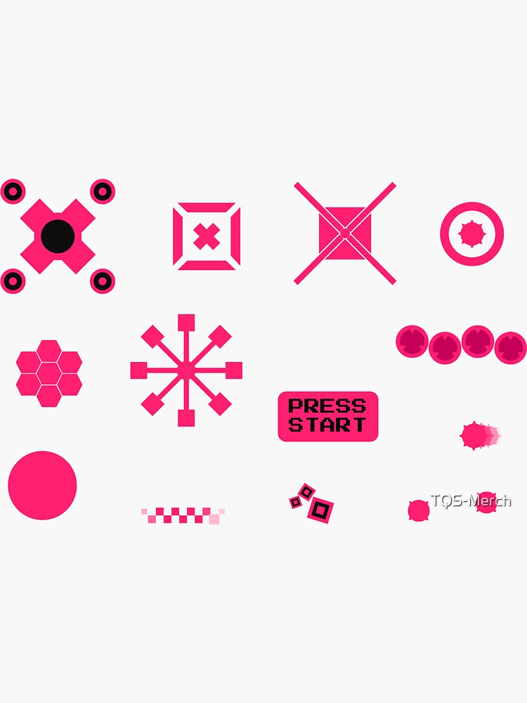 "Jsab Beyond Press Start Sticker Pack" Sticker for Sale by TQS-Merch ...