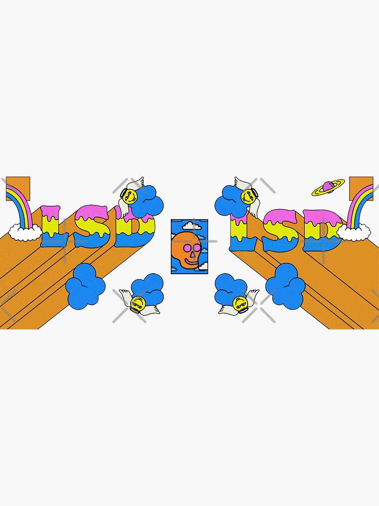 "LSD" Sticker for Sale by MusicFans | Redbubble