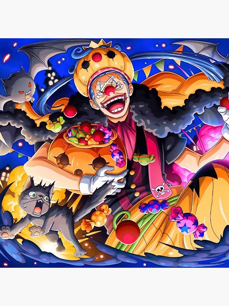 "Yonko Buggy the clown" Sticker by Svincee | Redbubble