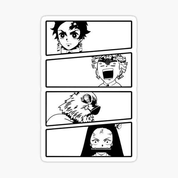 "Strong The Will To Rise Demon Slayer Retro" Sticker for Sale by ...