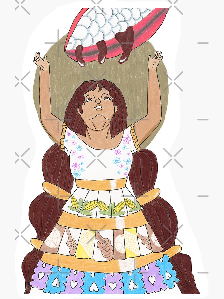 "Chocolate Conundrum - Champurrado" Sticker for Sale by Ursavilla ...