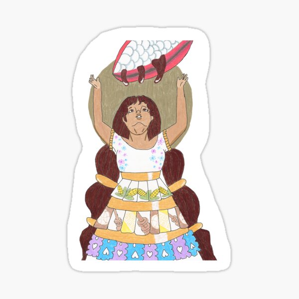 "Chocolate Conundrum - Champurrado" Sticker for Sale by Ursavilla ...