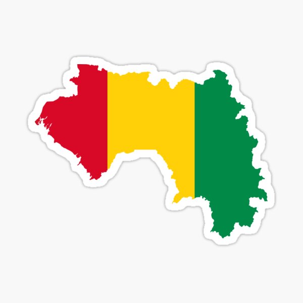 "Flag of Guinea" Sticker by national-flags | Redbubble