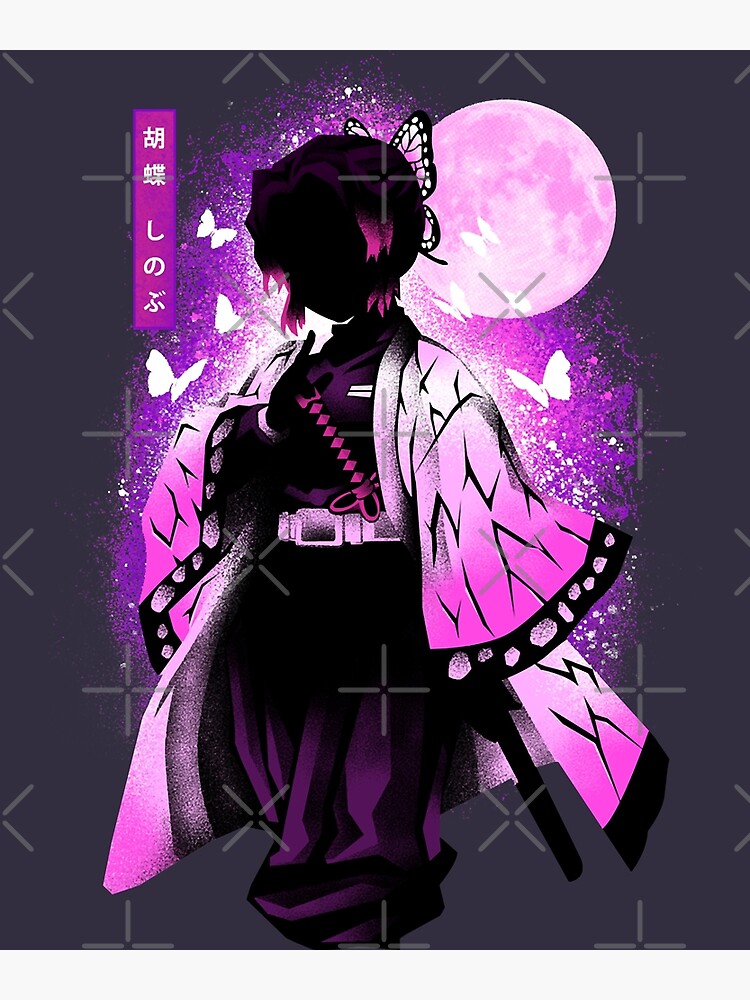 "Strong The Will To Rise Kocho Hashira - Dark Shadow Vintage" Poster ...