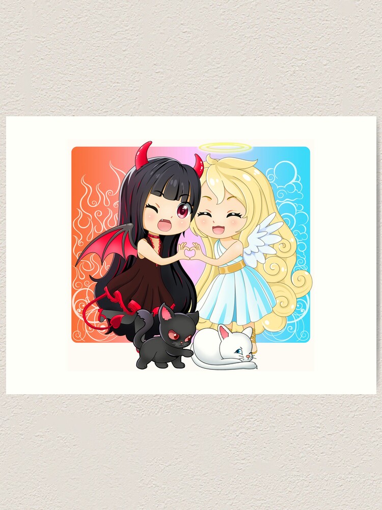 Angel And Devil Anime Chibi