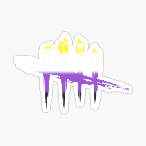"DBD Pride logo - Nonbinary" Sticker for Sale by MissAntivist | Redbubble