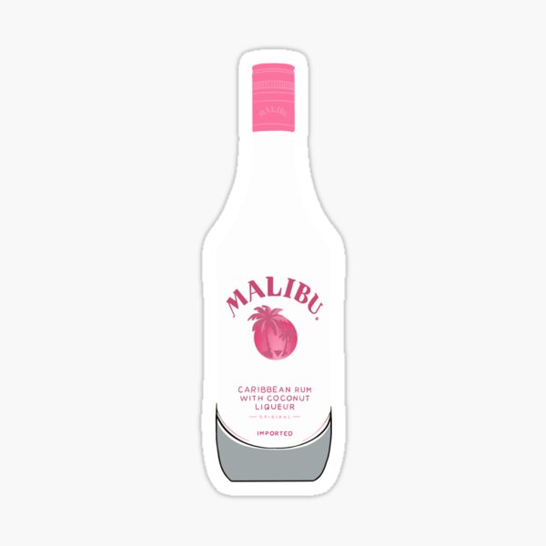 "Pink Malibu" Sticker for Sale by ashleyfoster998 | Redbubble
