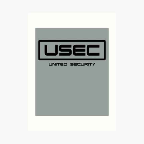 "Escape From Tarkov USEC white llogo" Art Print for Sale by ...