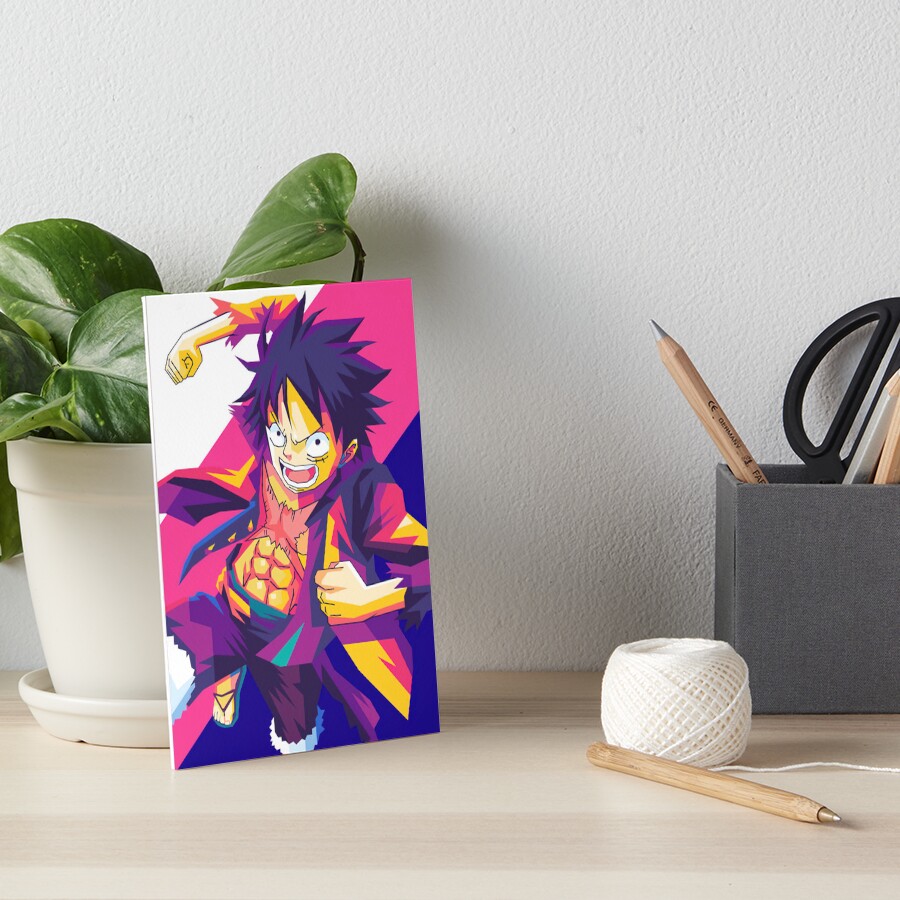 "MONKEY D LUFFY ONE PIECE" Art Board Print for Sale by JonathanJeffrey ...