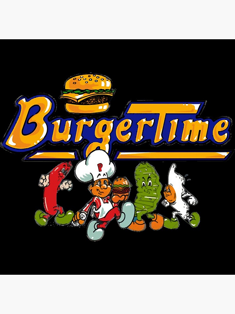 " Burger Time Characters" Poster for Sale by TYERLCHEL526 | Redbubble