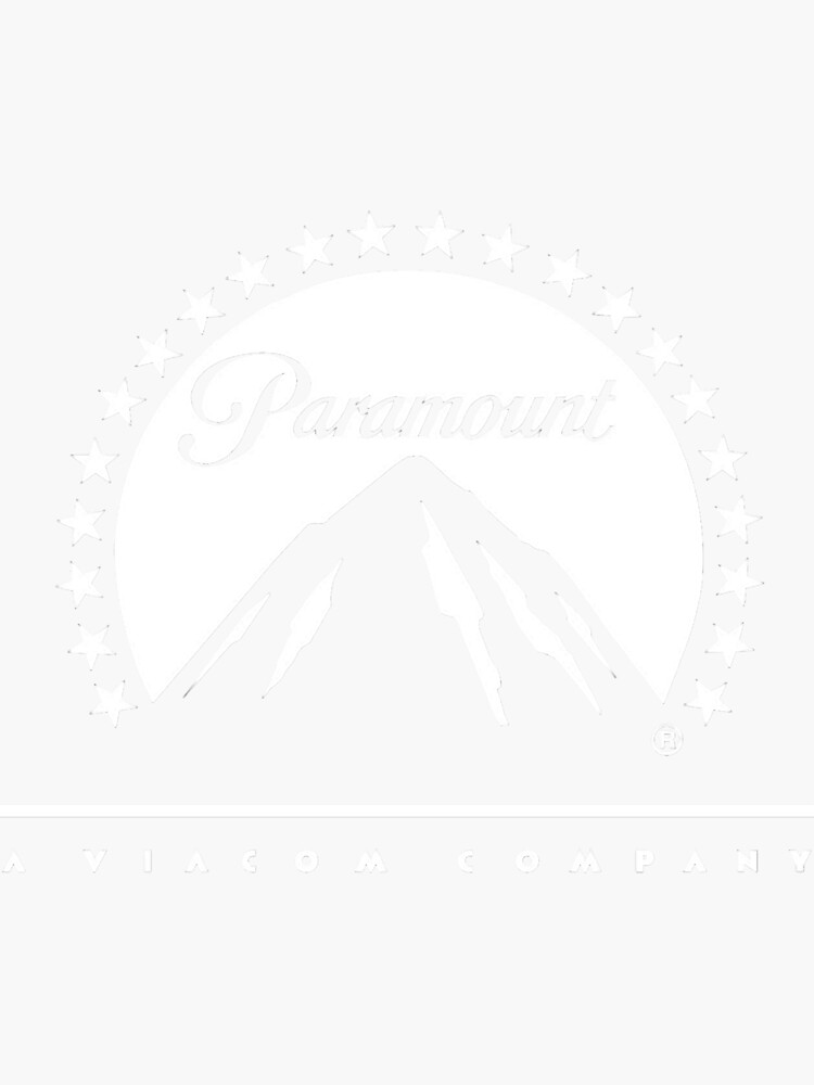 "Paramaounnnt Paramount logo white vintage" Sticker for Sale by ...