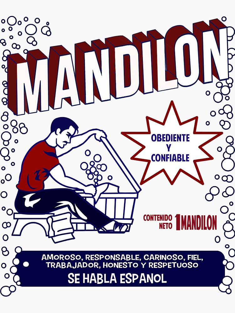 "El Mandilon Funny Mexican Dad Gift" Sticker for Sale by QpeSip8S ...