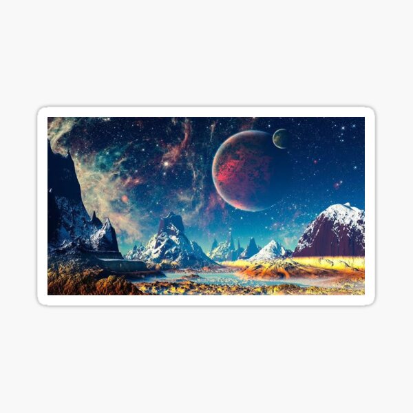 "Universal " Sticker for Sale by AspectDesign86 | Redbubble