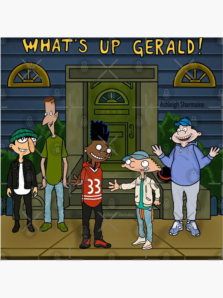 "Day Gift Hey Cast Arnold Helga Cool Gifts" Sticker for Sale by ...