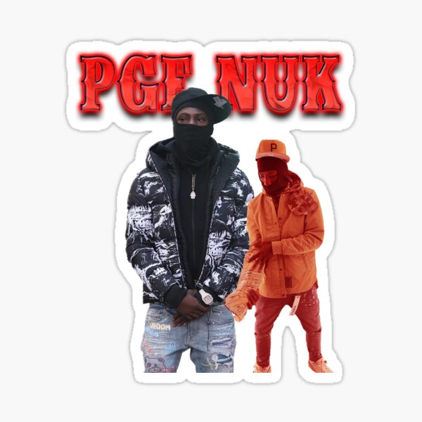 "pgf nuk" Sticker for Sale by preezay | Redbubble