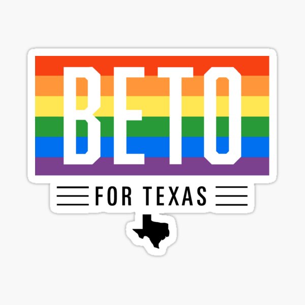 Beto Orourke 2022 Lgbtq Lgbt Gay Pride Rainbow Flag Beto Orourke