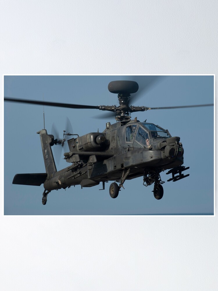 "A U.S. Army AH-64 Apache helicopter." Poster by StocktrekImages ...