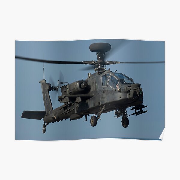 "A U.S. Army AH-64 Apache helicopter." Poster by StocktrekImages ...