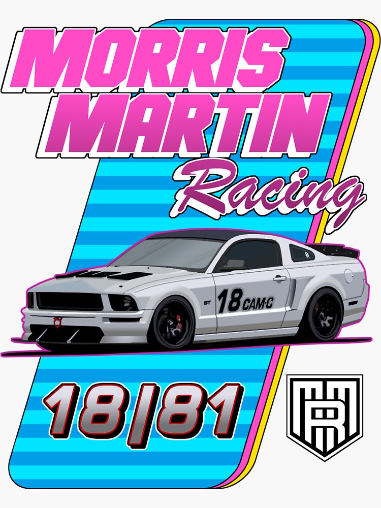 "MMR Retro Logo Rainbow" Sticker for Sale by MMR-Racing | Redbubble