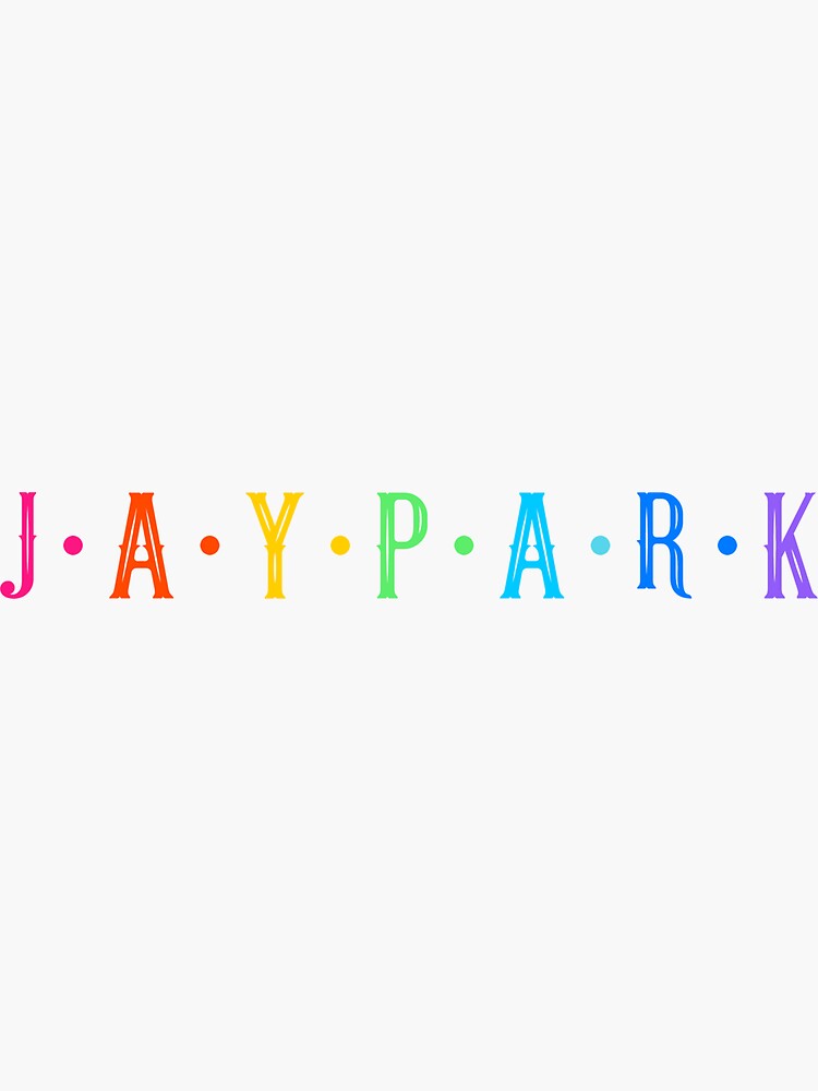 "jay park colorful" Sticker for Sale by arorar | Redbubble