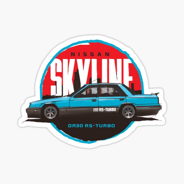 "Nissan Skyline R30" Sticker for Sale by spiritofmachine | Redbubble