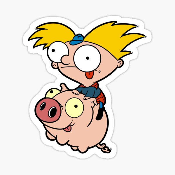 "Birthday Gifts Hey Cast Arnold Helga Idol Gifts Fot You" Sticker for ...