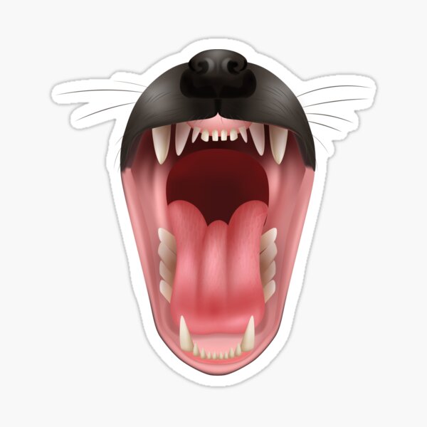 "barking dog character" Sticker for Sale by thebaig | Redbubble