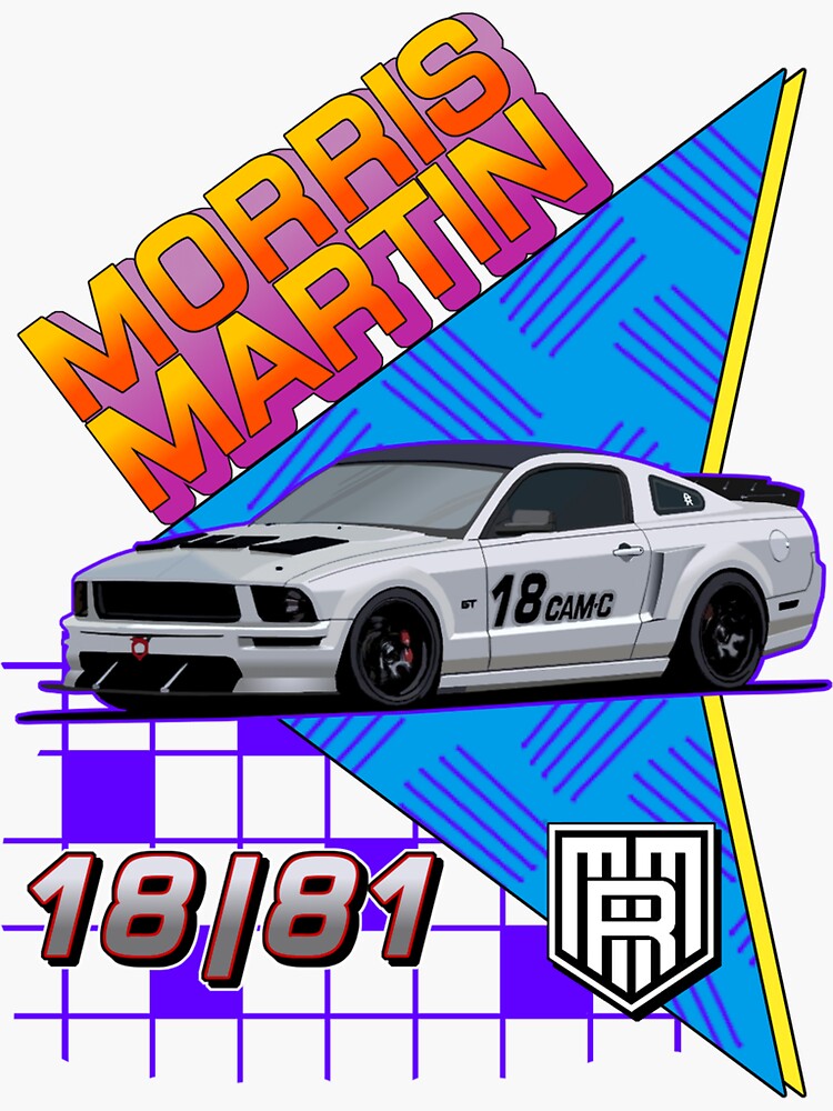 "MMR Retro Logo TRIANGLES!!!" Sticker for Sale by MMR-Racing | Redbubble