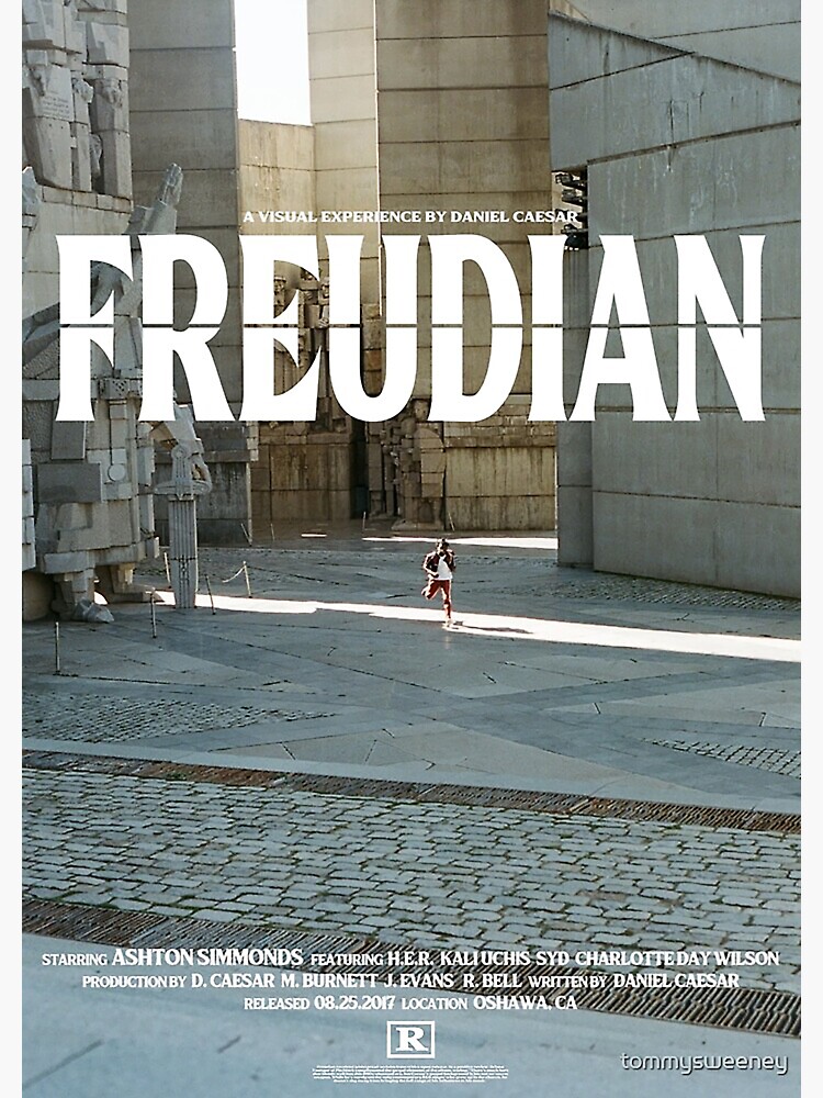 "DANIEL CAESAR'S FREDUIAN Poster" Sticker for Sale by jamewelles ...