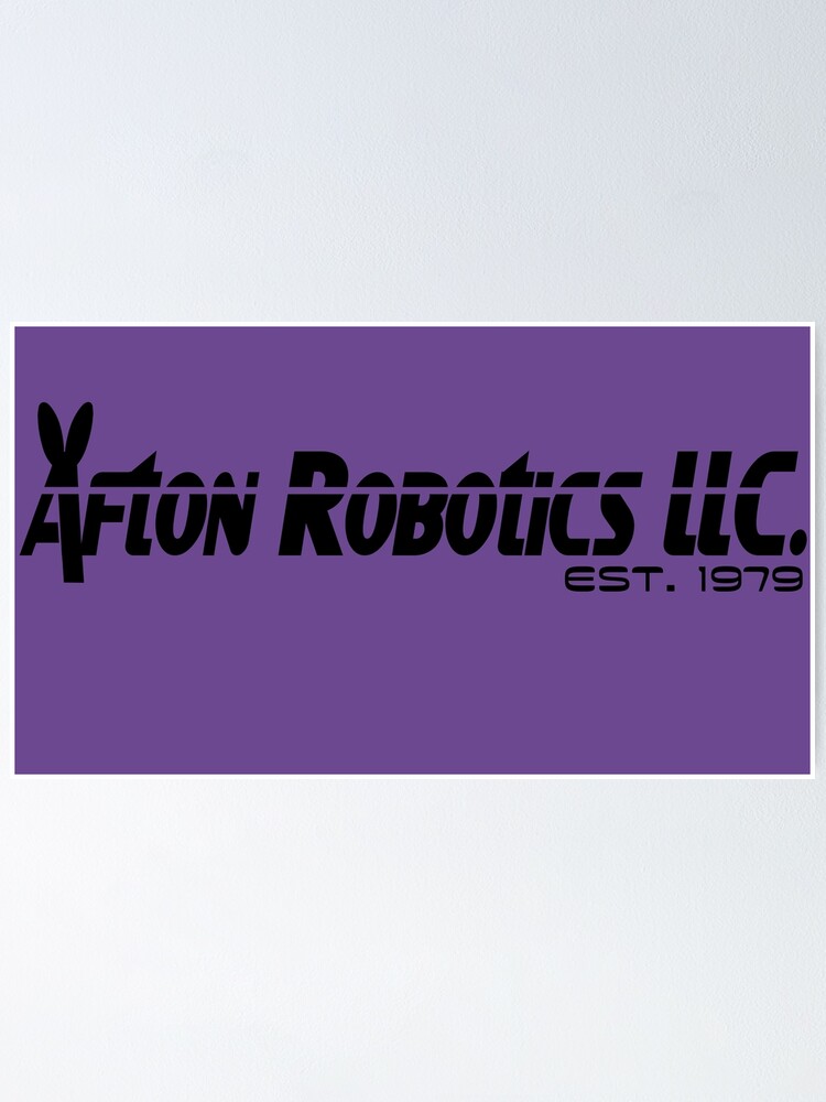 "Afton Robotics Logo" Poster for Sale by ghostwhip | Redbubble