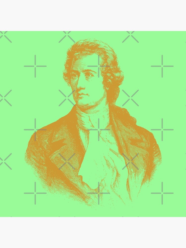 "Great german philosopher Johann Wolfgang von Goethe, in golden color ...