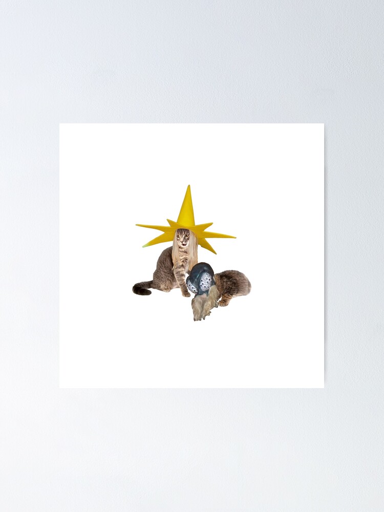 "Gec Hyperpop Cats" Poster for Sale by GetOutMyHouse2 | Redbubble