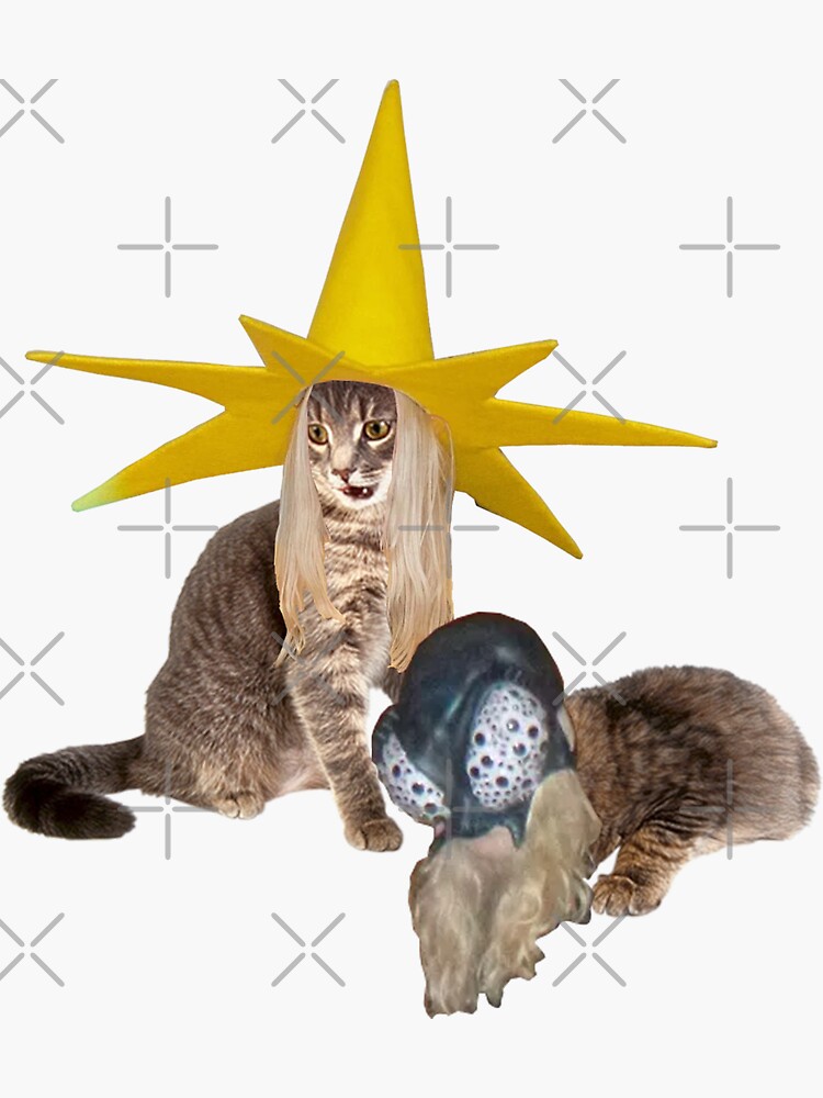 "Gec Hyperpop Cats" Sticker for Sale by GetOutMyHouse2 | Redbubble