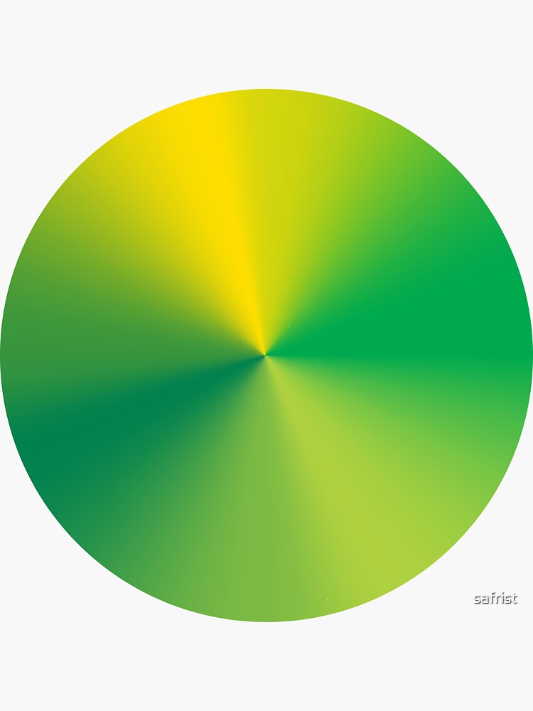 "Conical gradient beauty colorful " Sticker for Sale by safrist | Redbubble