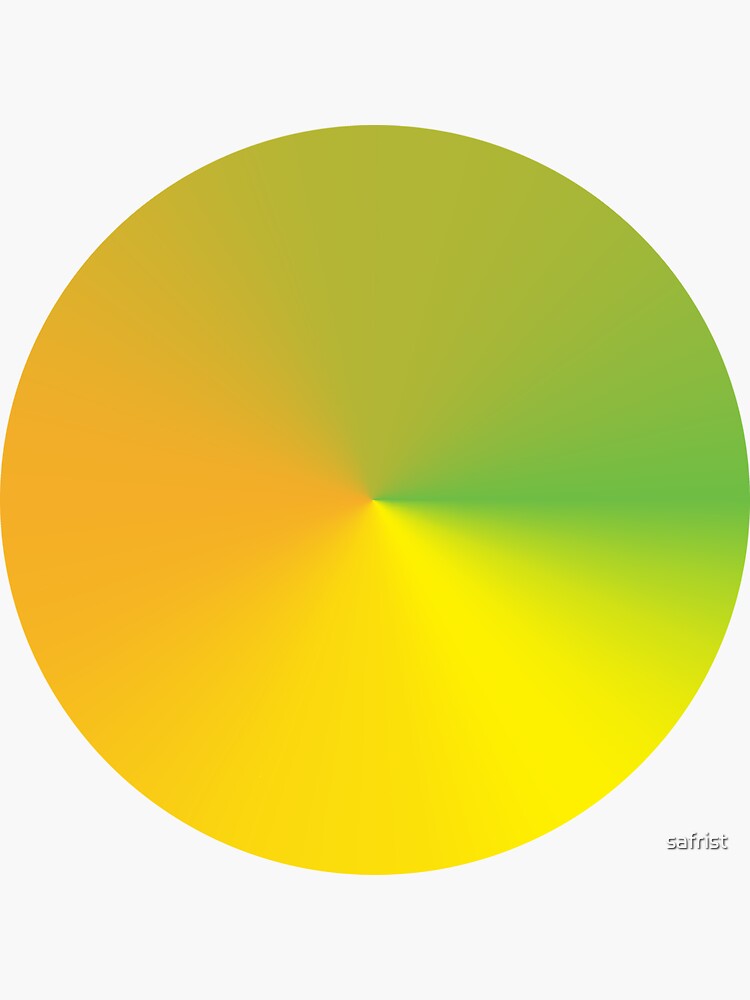 "Conical gradient beauty colorful " Sticker for Sale by safrist | Redbubble