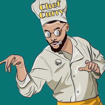 "Chef Curry " Sticker for Sale by BurnsRicardo | Redbubble
