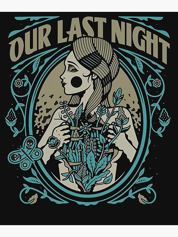 "Our last night logo" Poster for Sale by JaniePanez | Redbubble