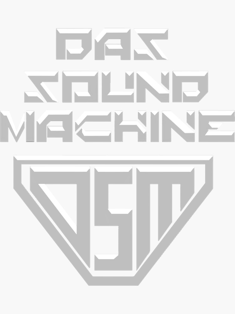 "Das Sound Machine " Sticker for Sale by boreykgasho | Redbubble