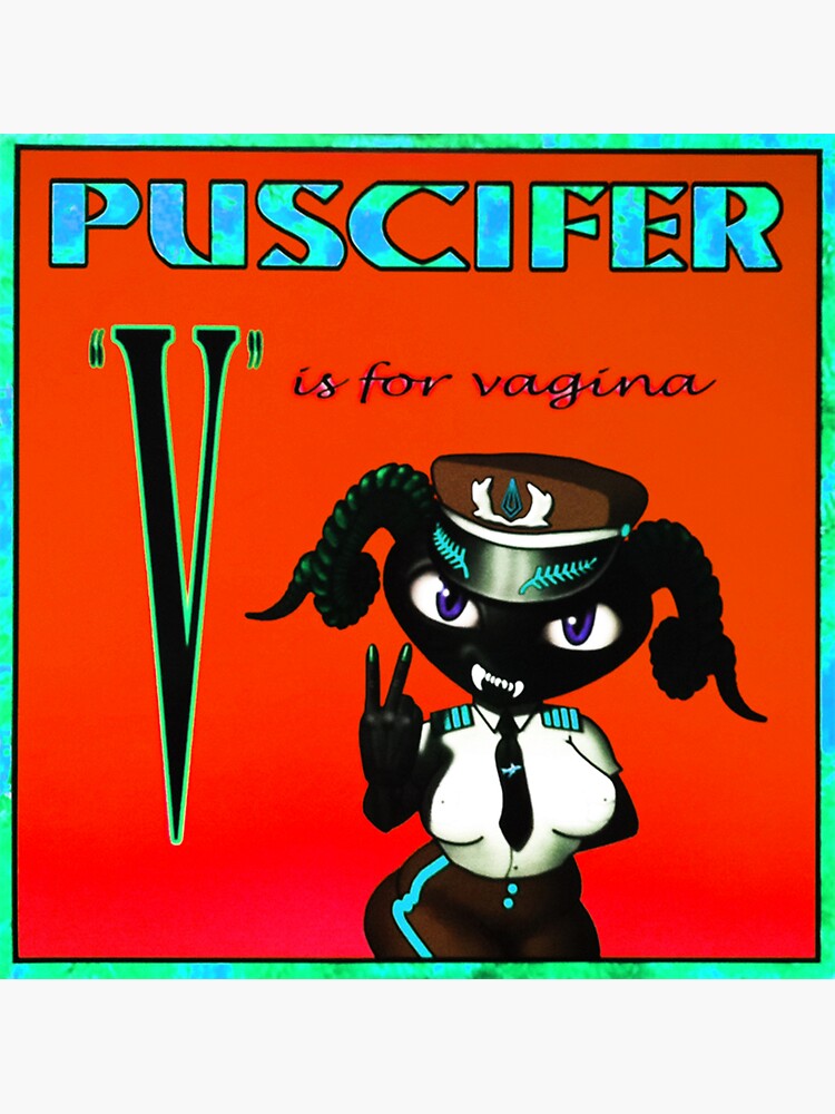 "PUSCIFER' BEST TRENDING COVERS" Sticker for Sale by valgaylord | Redbubble