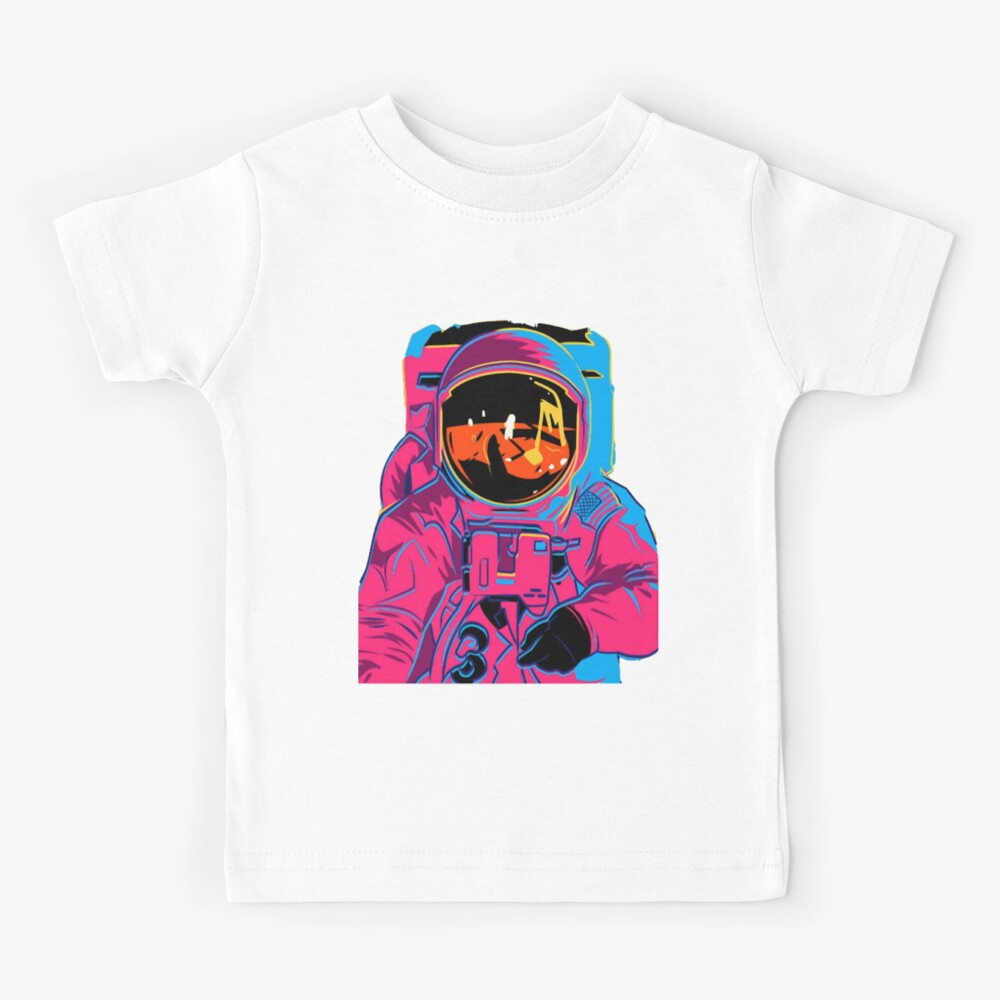 "Trippy rainbow Astronaut " Kids T-Shirt for Sale by whyhammars | Redbubble