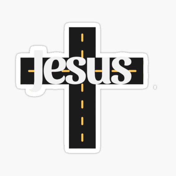 "Jesus The Path" Sticker for Sale by Thamiris07 | Redbubble