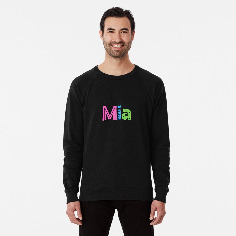 "Mia Personalized Name Mia" Sticker for Sale by Meaningfully | Redbubble