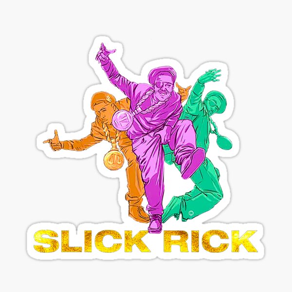 "Slick Rick slick art" Sticker for Sale by Renayohannon | Redbubble