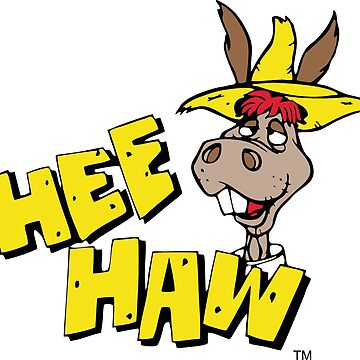 "Vintage Hee Haw" Sticker for Sale by mitchwilliams | Redbubble