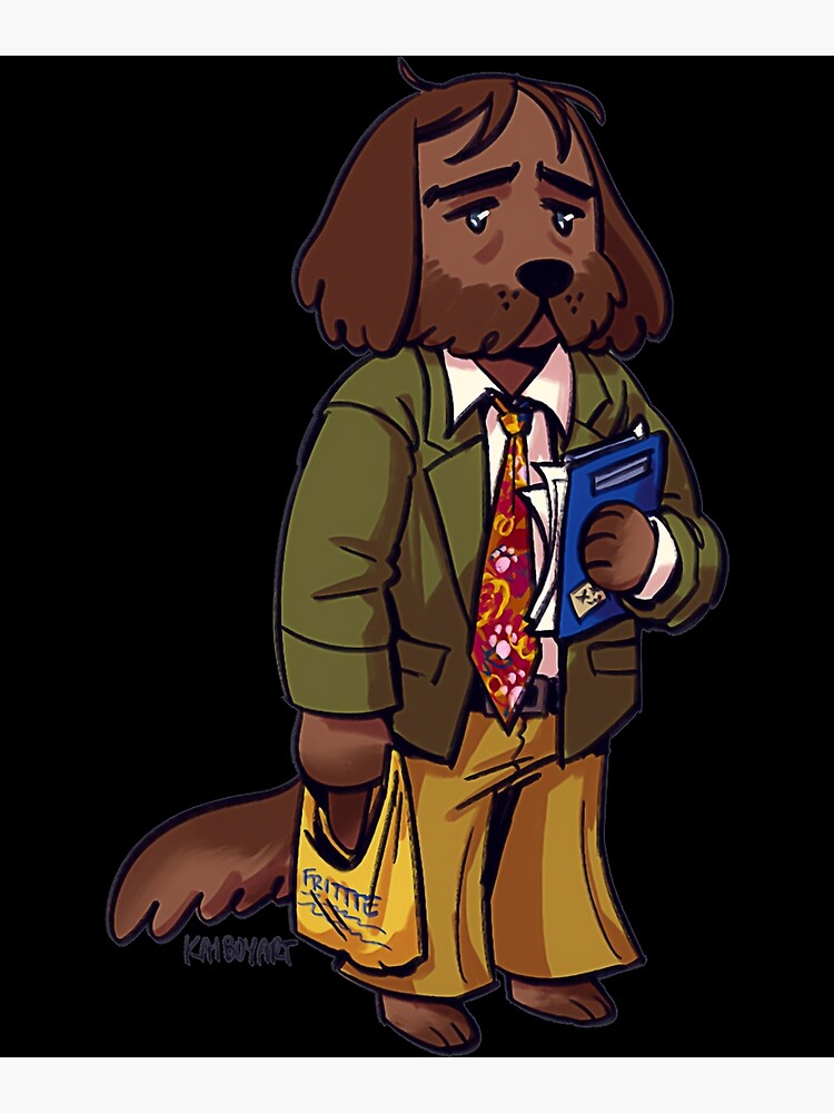 "Disco Elysium harry dog" Poster for Sale by Jeniraden | Redbubble