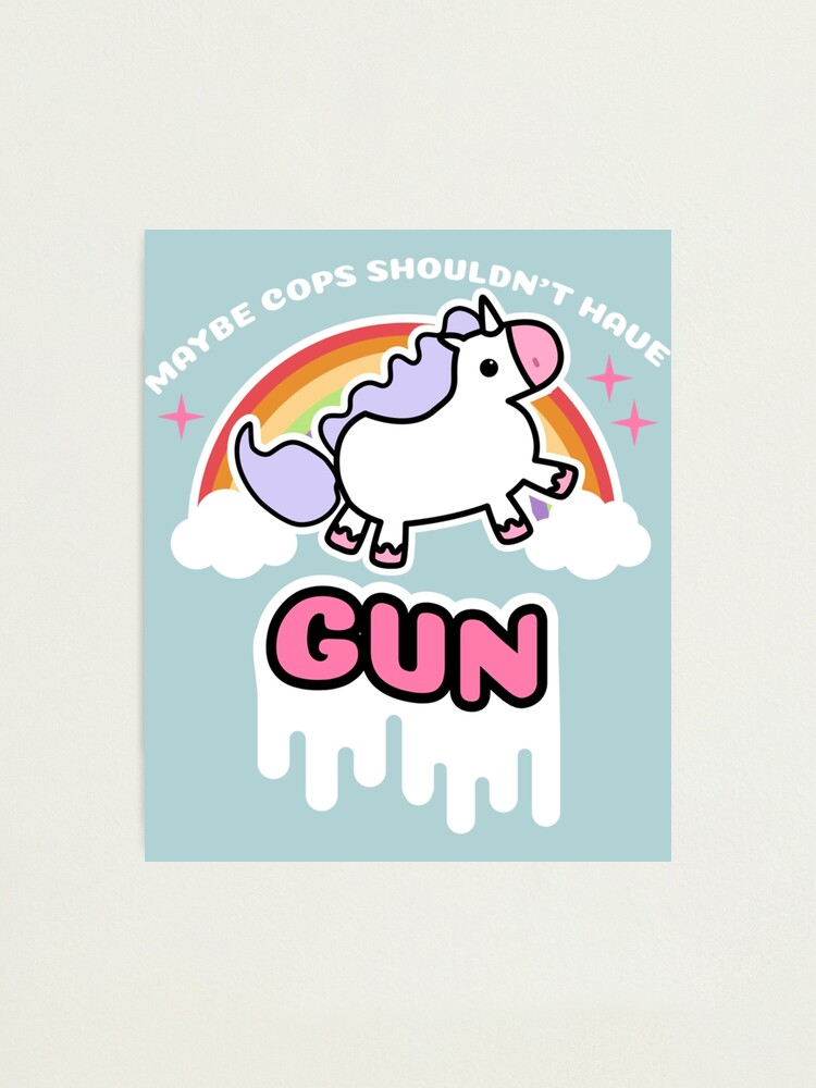 Lámina fotográfica «Funny Pro Gun control contra la violencia armada ...