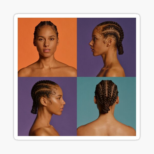 "Alicia Keys Alicia" Sticker for Sale by StevenKirk | Redbubble