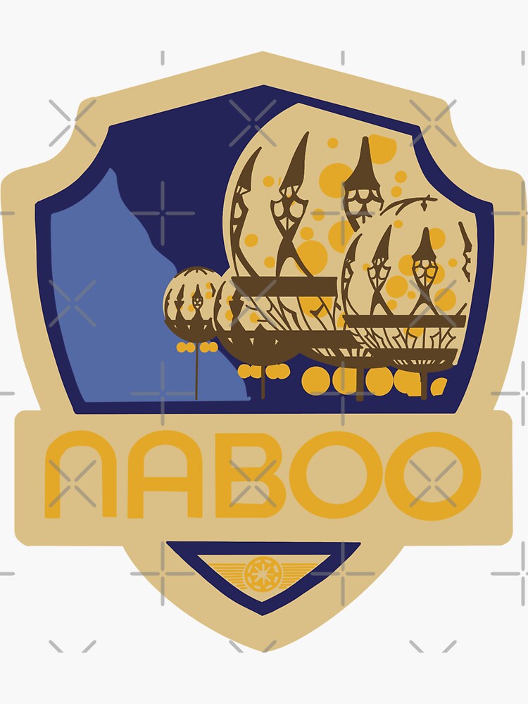 "Naboo Sticker" Sticker for Sale by erinrankins | Redbubble