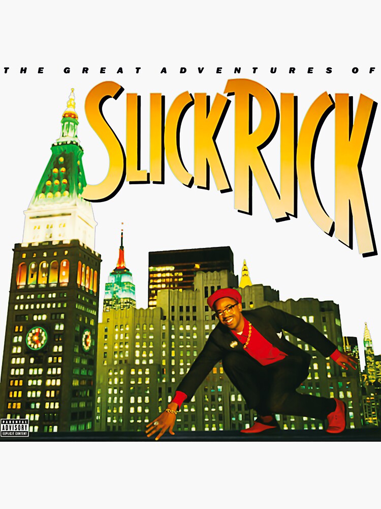 "Slick Rick Slick Rick Fan" Sticker for Sale by Renayohannon | Redbubble