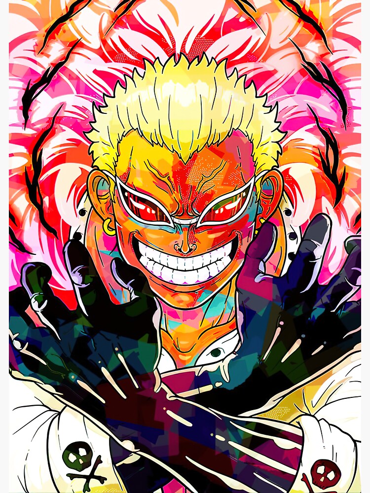 "Donquixote Doflamingo" Sticker for Sale by JaredWiseman | Redbubble